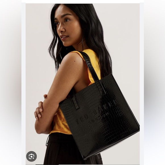 Ted Baker London | Bags | Ted Baker Icon Small Croc Embossed Tote ...